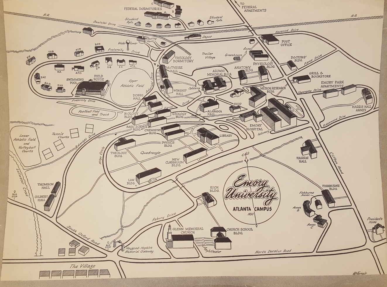 Mapping Emory history | Emory Historian's Blog