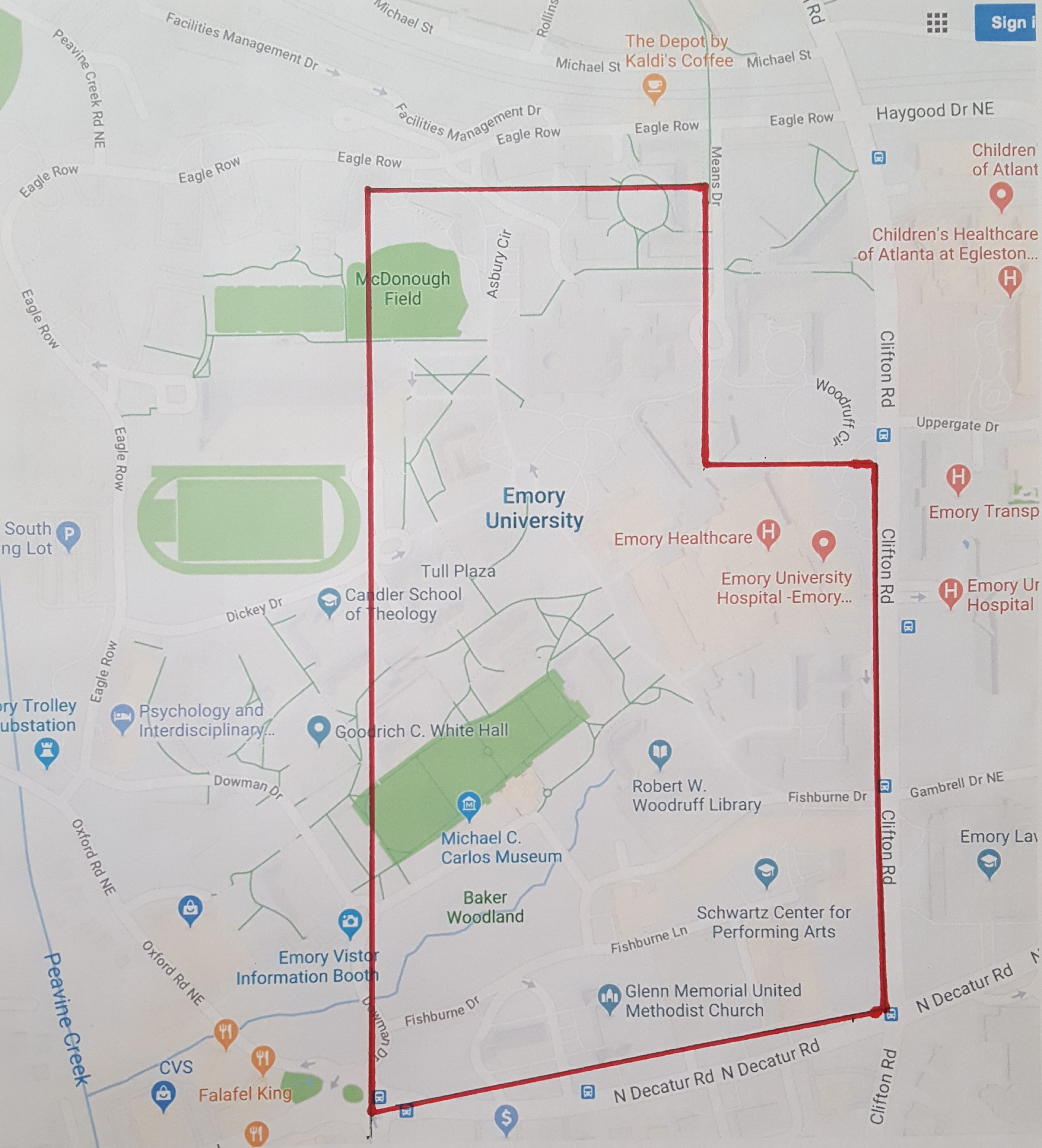About those 75 acres | Emory Historian's Blog